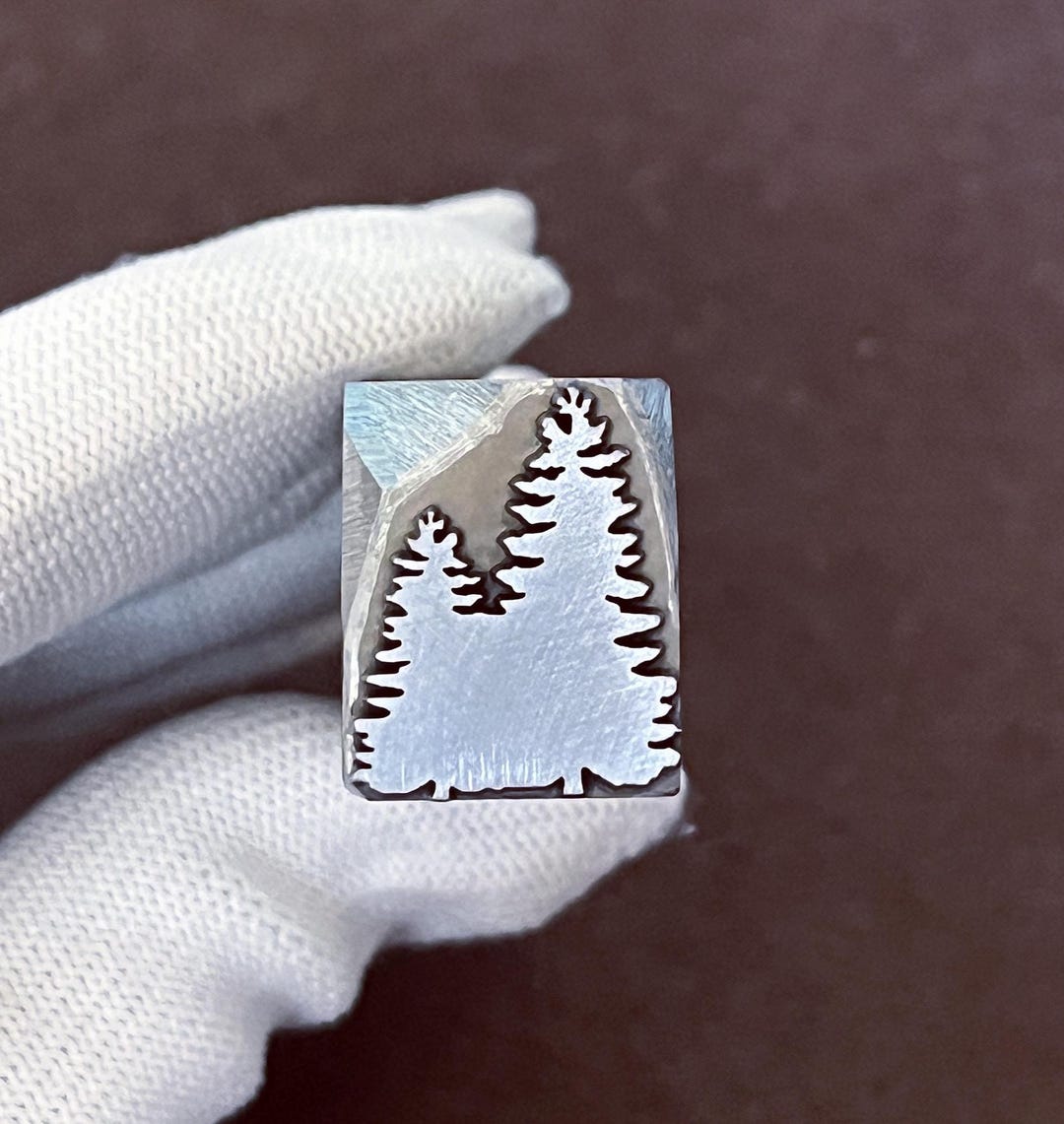 Tree/forest Series Steel Punches Jewelry Metal, Leather Stamping Tools ...