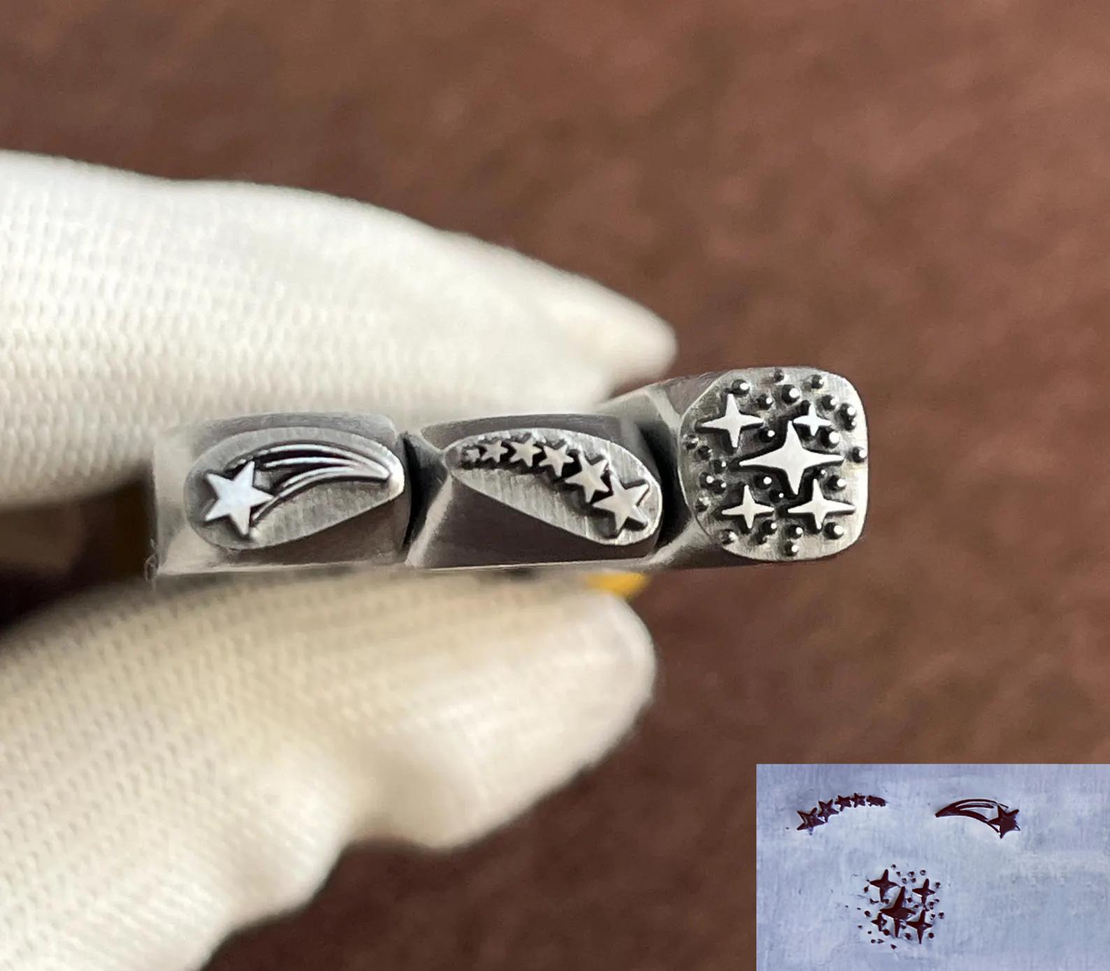 Star Steel Punches Jewelry Metal, Leather Stamping Tools Bracelet DIY ...