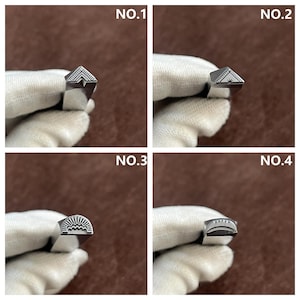 Iris/arrow/indian Inspired Triangle Steel Punches Jewelry Metal ...