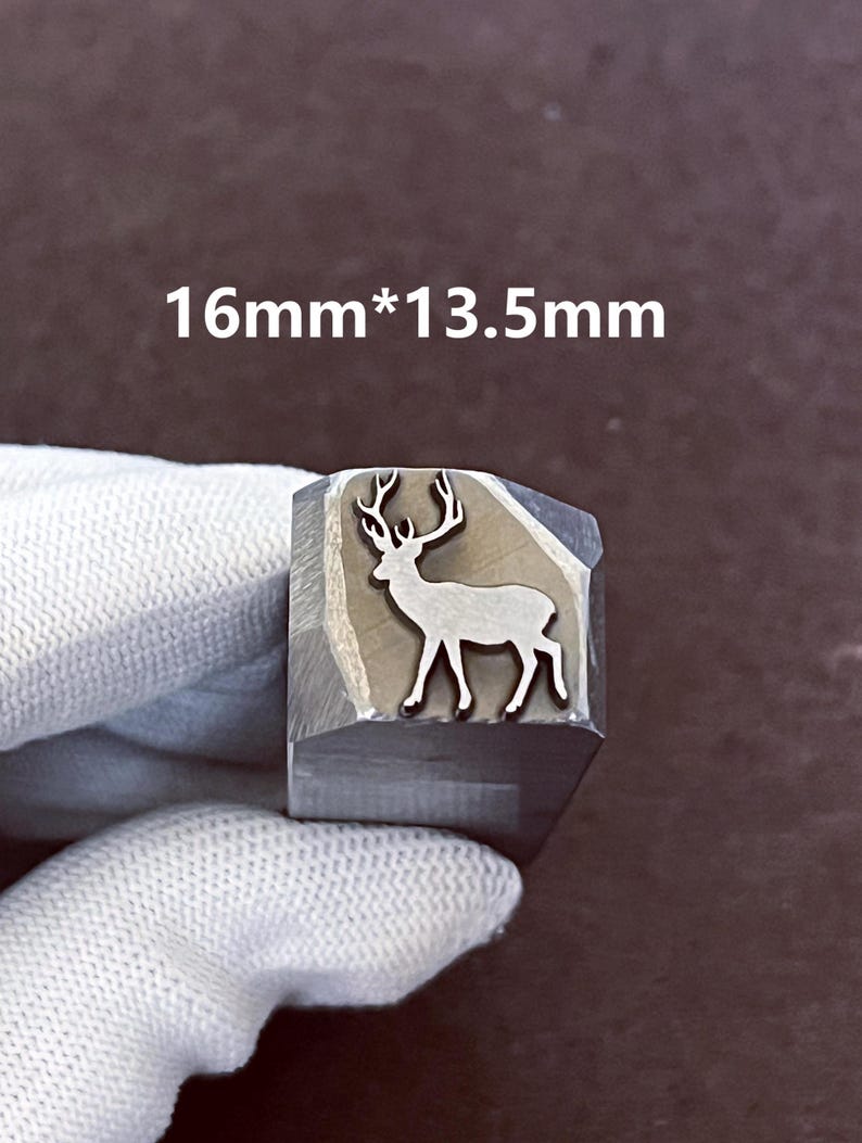 Deer/forest Series Steel Punches Jewelry Metal, Leather Stamping Tools ...