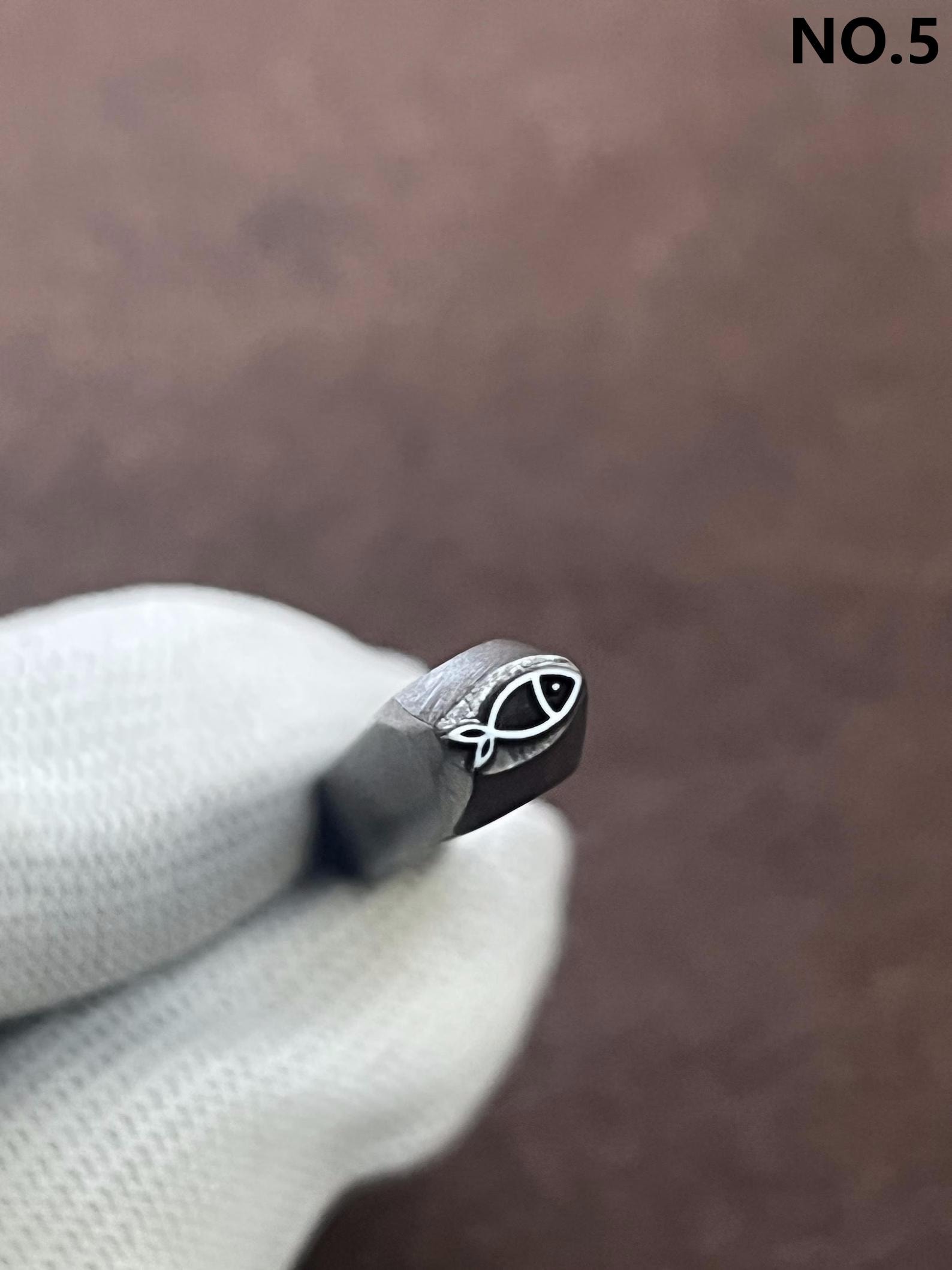 Fish Metal Stamp,steel Punches Jewelry Metal, Leather Stamping Tools ...