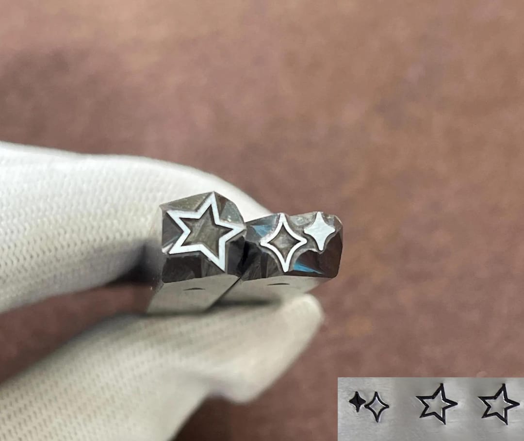 Star Steel Punches Jewelry Metal, Leather Stamping Tools Bracelet DIY ...