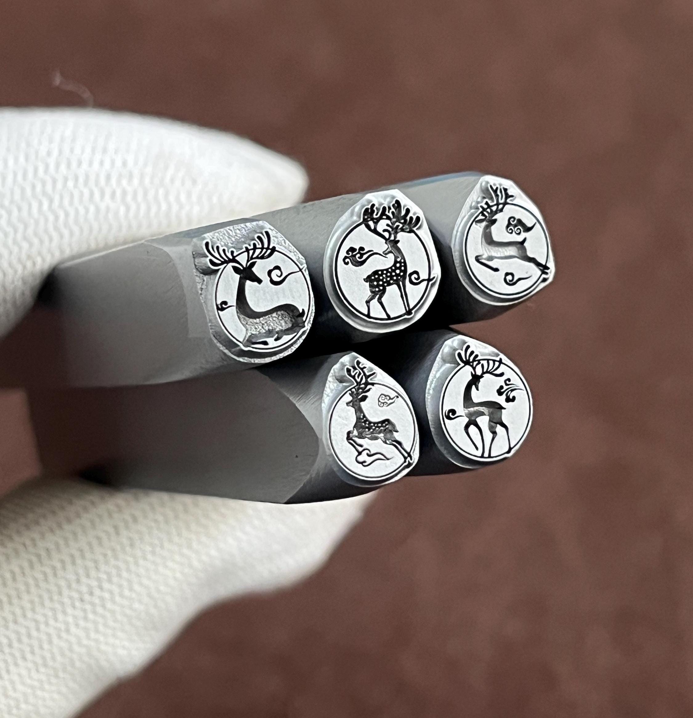 Deer Series Metal Stamp，steel Punches Jewelry Metal, Leather Stamping ...