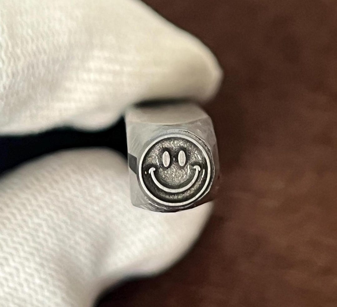Smiley Face Steel Punches Jewelry Metal, Leather Stamping Tools ...