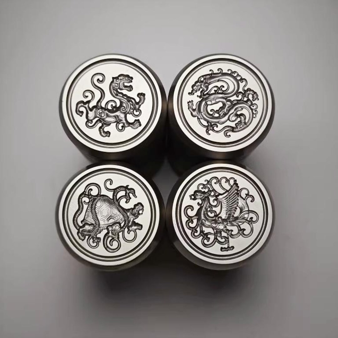 Sacred Beast Totem Floral Steel Punches Jewelry Metal, Leather Stamping ...