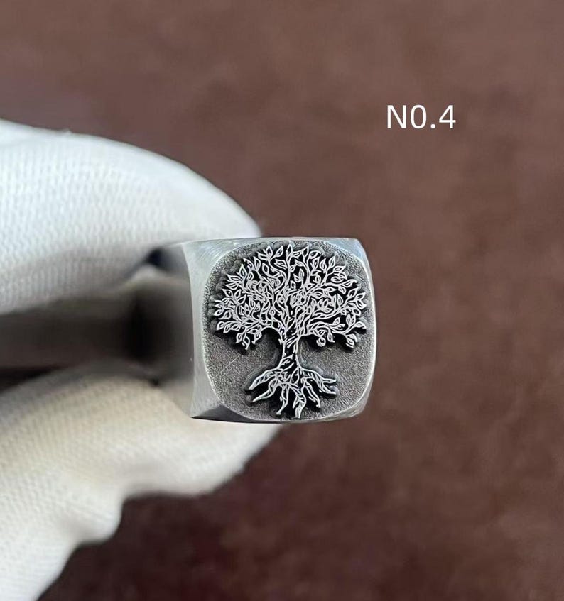 Tree of Life Metal Stamp,steel Punches Jewelry Metal, Leather Stamping ...