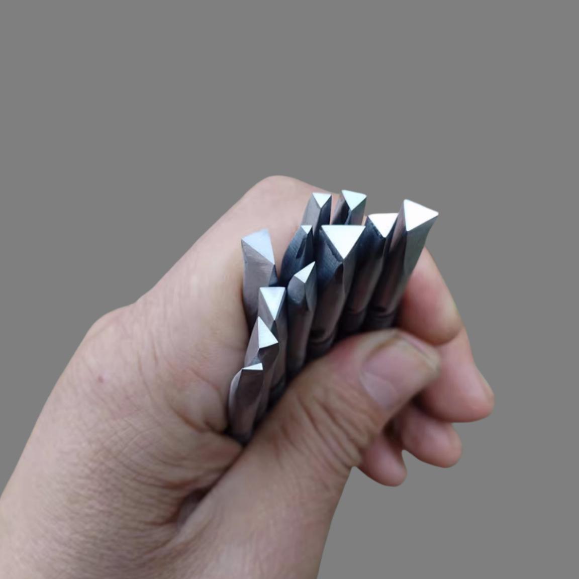 Triangular Shapes Steel Punches Jewelry Metal, Leather Stamping Tools ...