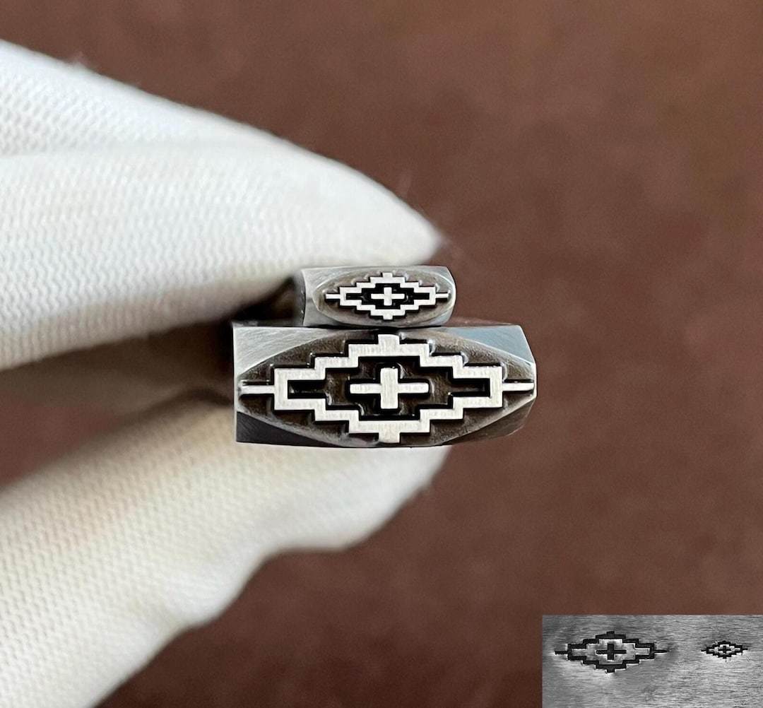 Boho Bohemian Flower Texture Steel Punches Jewelry Metal, Leather ...