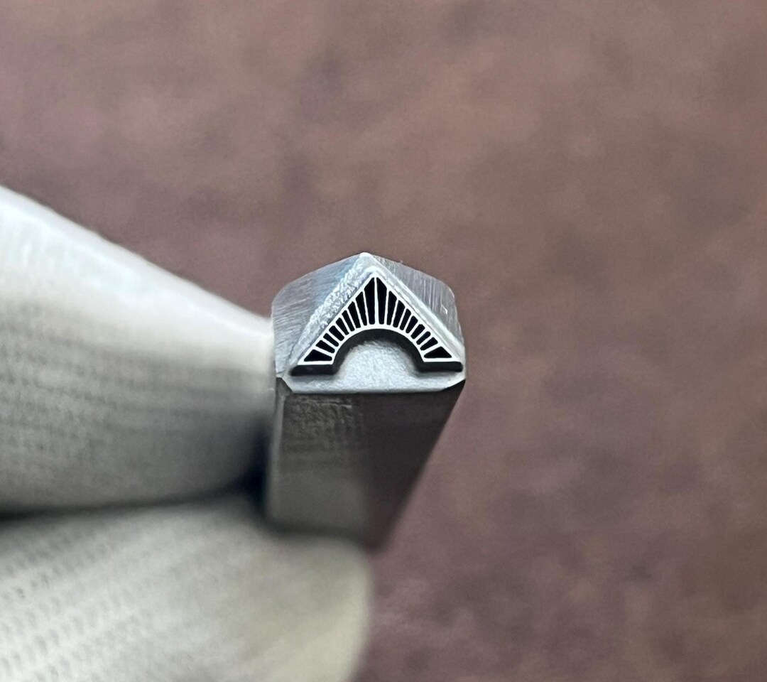 Indian Inspired Triangle Steel Punches Jewelry Metal, Leather Stamping ...