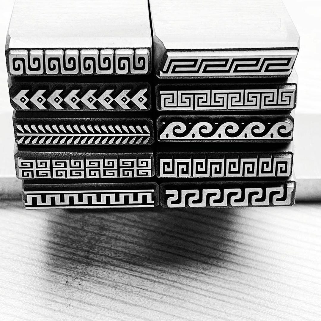 Boho Bohemian Style Spiral Steel Punches Jewelry Metal, Leather ...