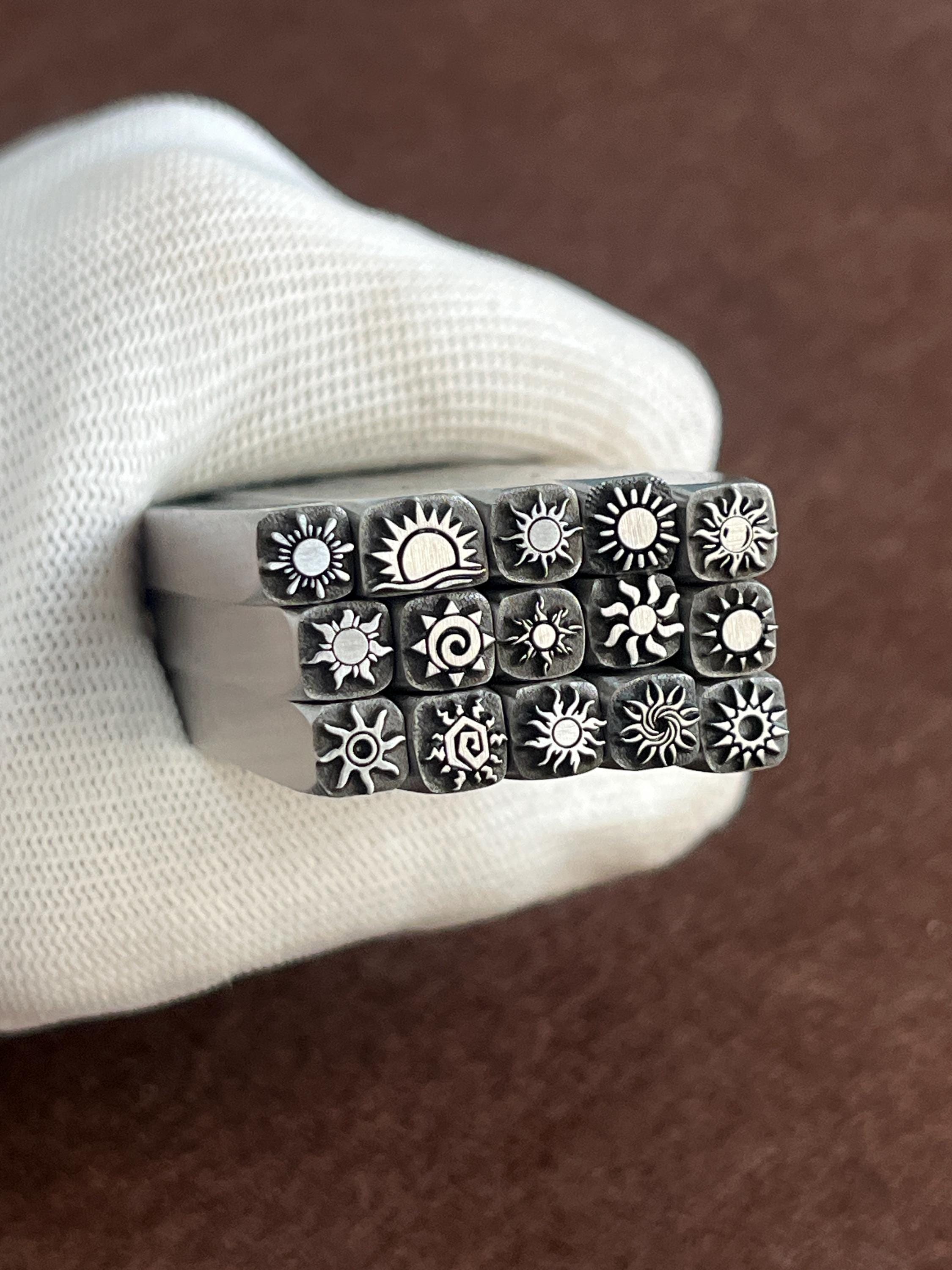 Sun Steel Punches Jewelry Metal, Leather Stamping Tools Bracelet DIY ...