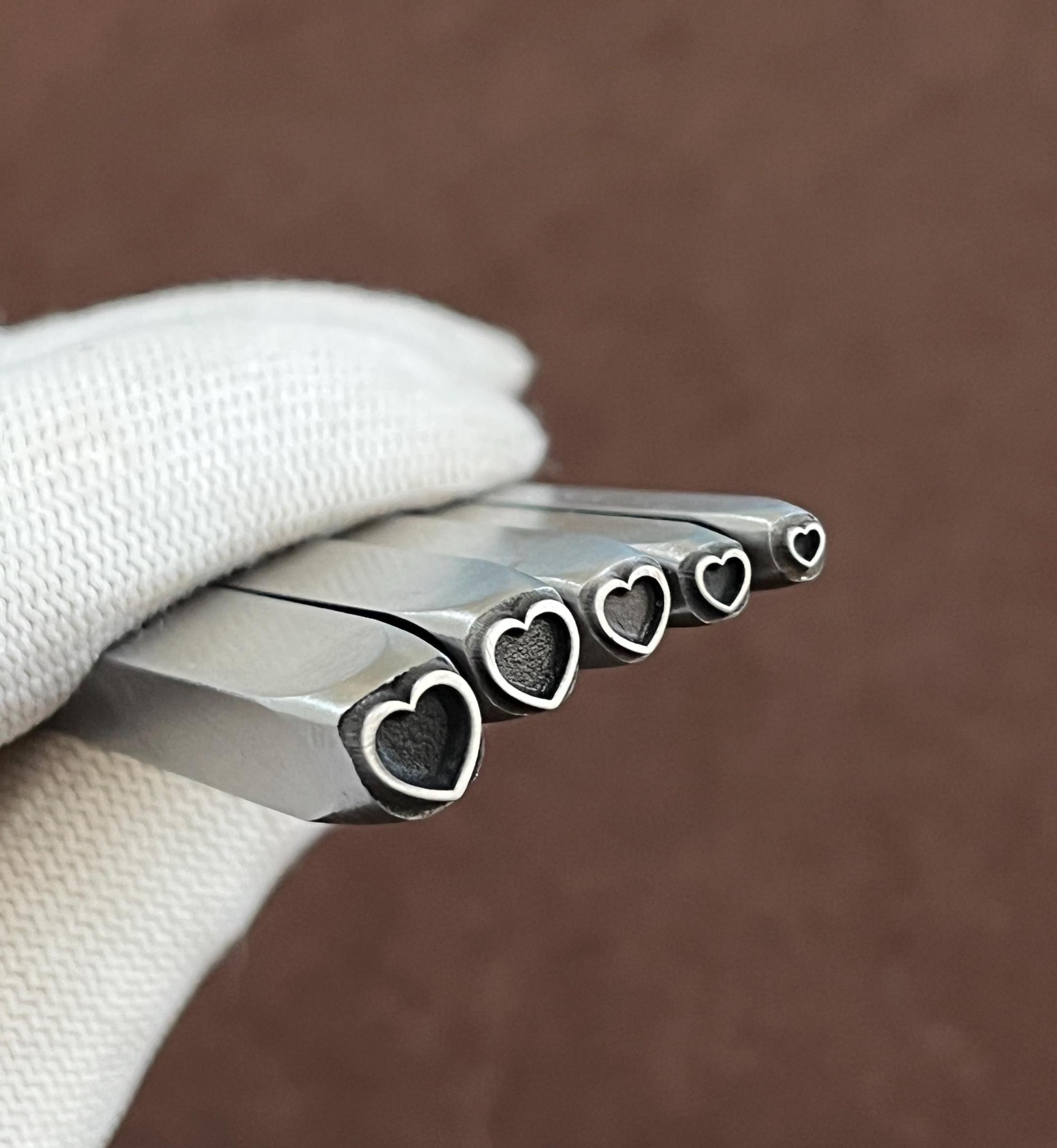 Love/heart Steel Punches Jewelry Metal, Leather Stamping Tools Bracelet ...