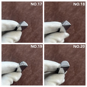 Iris/arrow/indian Inspired Triangle Steel Punches Jewelry Metal ...