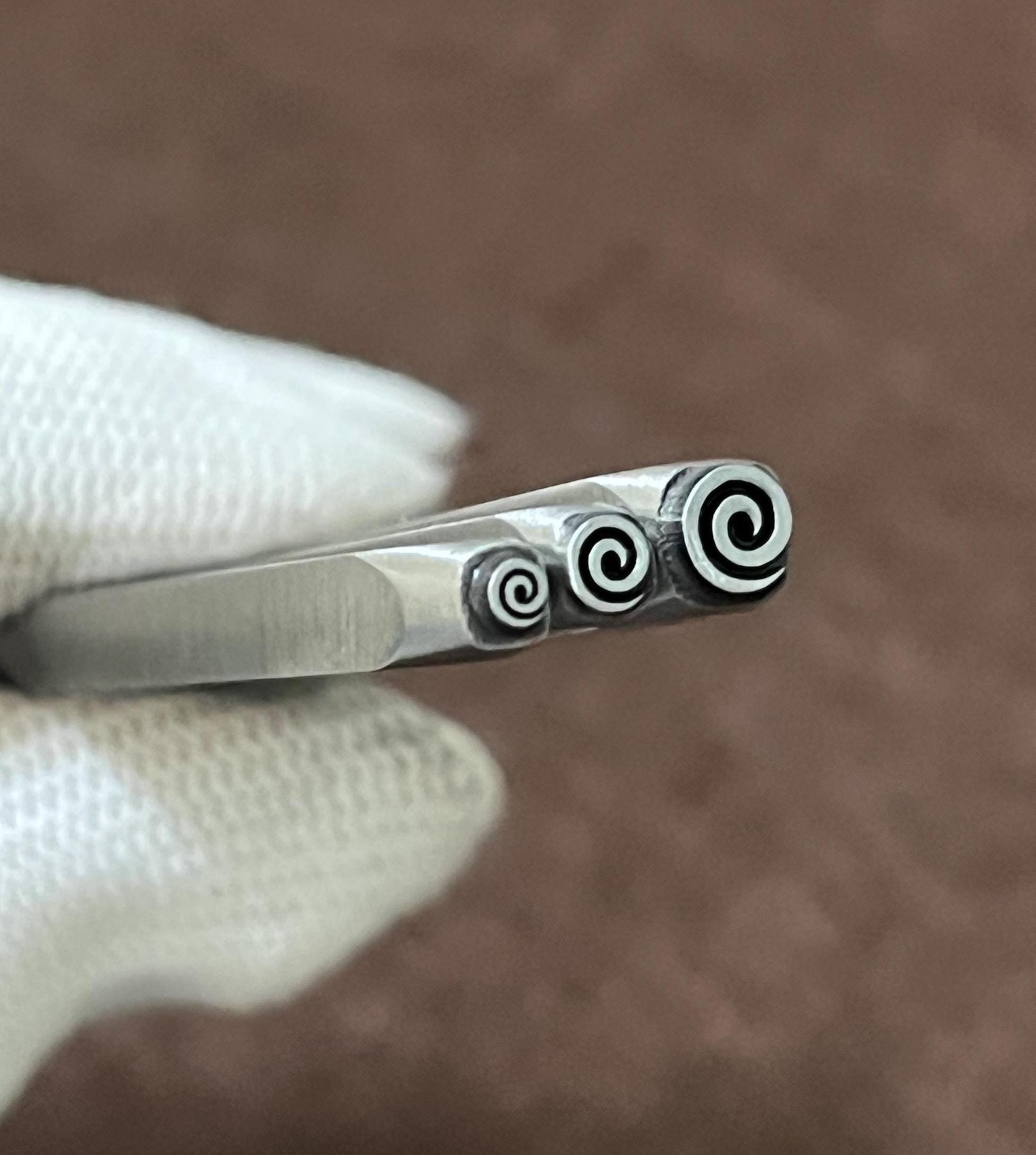 Spiral Texture Steel Punches Jewelry Metal, Leather Stamping Tools ...