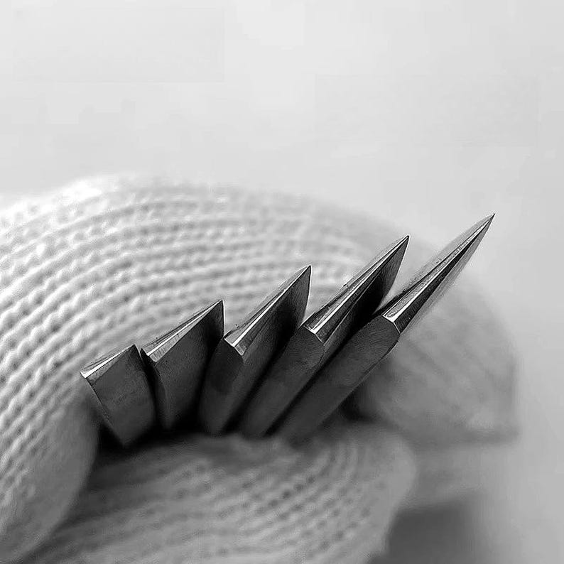 Pointed Ray/arrow Indian Style Steel Punches Jewelry Metal, Leather ...