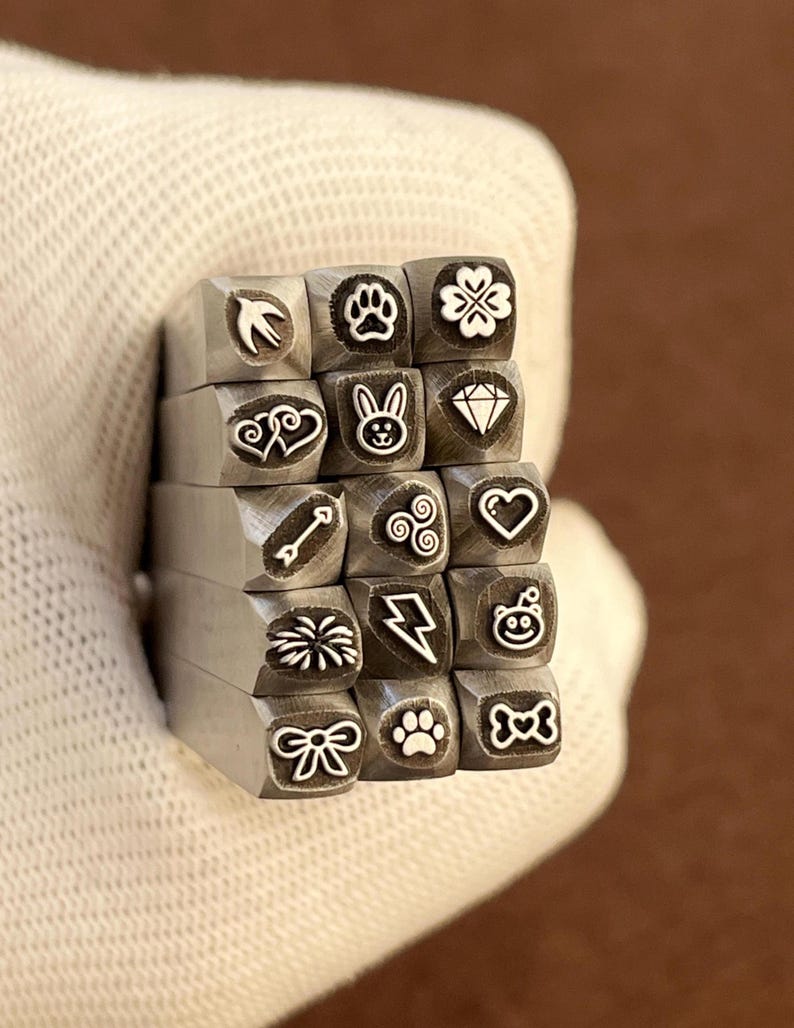 3mmbracelets, Rings Caulking Stamps Steel Punches Jewelry Metal ...