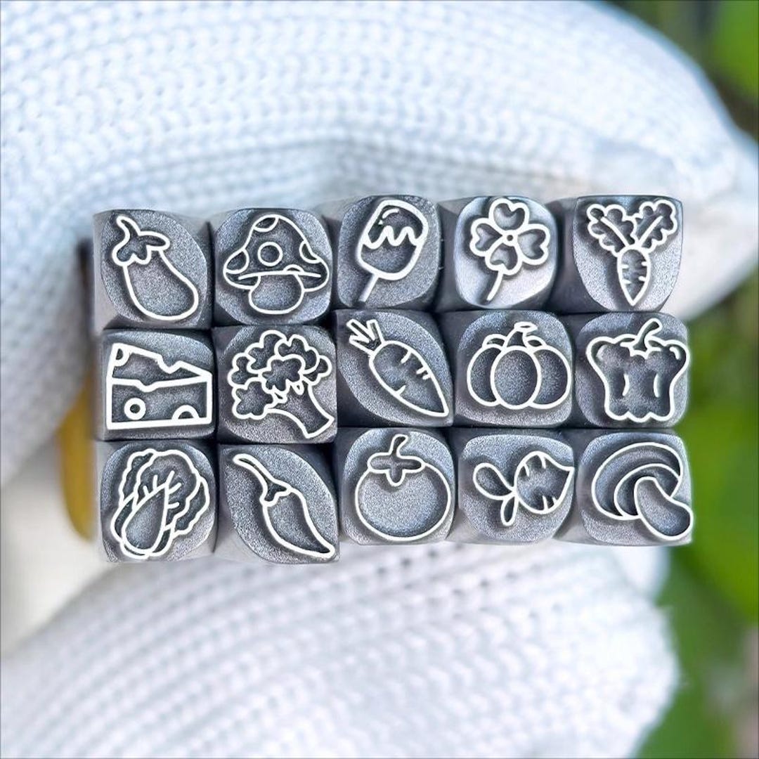 Vegetable and Fruit Steel Punches Jewelry Metal, Leather and Clay ...