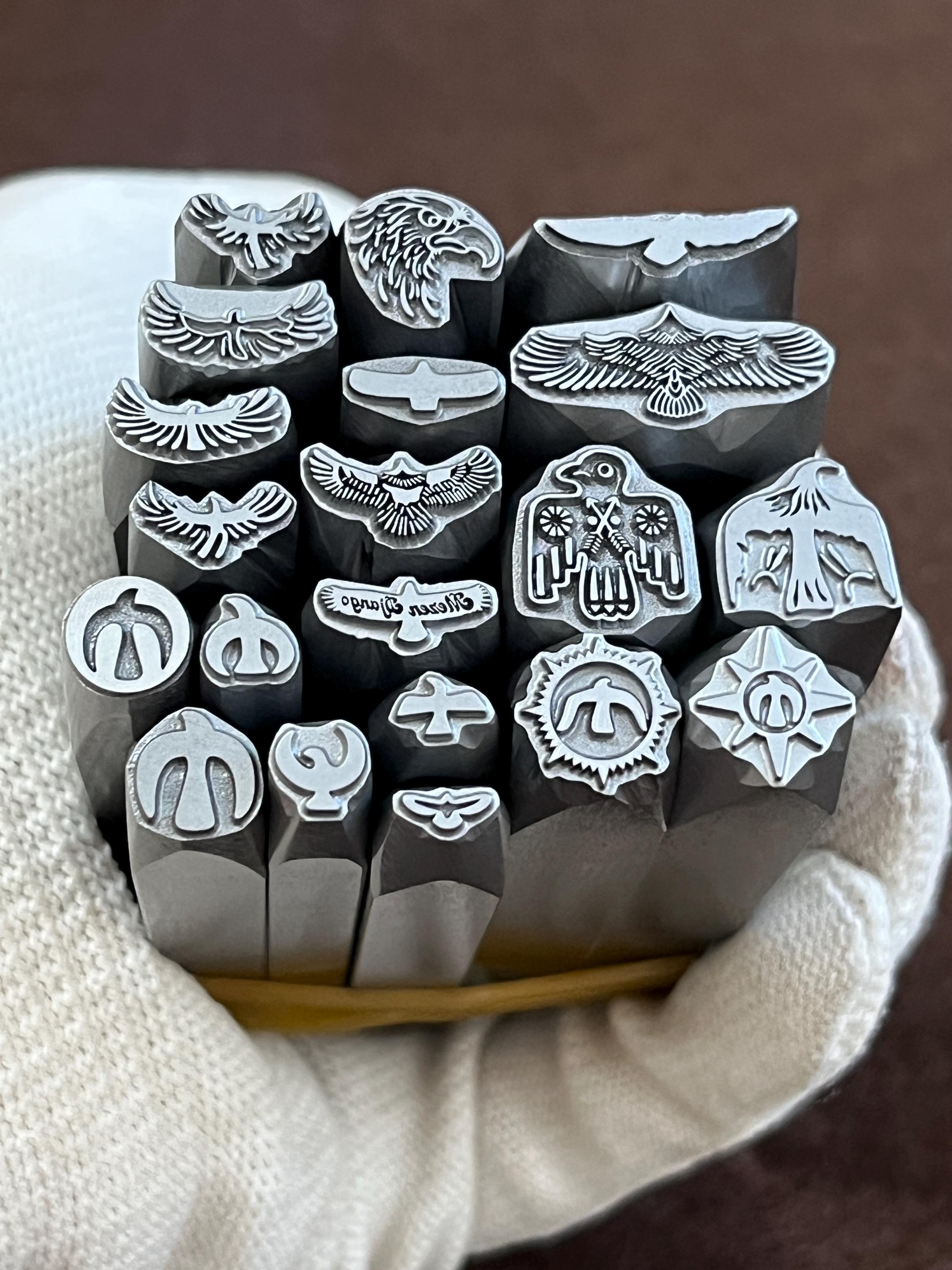 Eagle Bird Oriental Steel Punches Jewelry Metal, Leather Stamping Tools ...