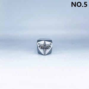 God of Wealth Oriental Steel Punches Jewelry Metal, Leather Stamping ...