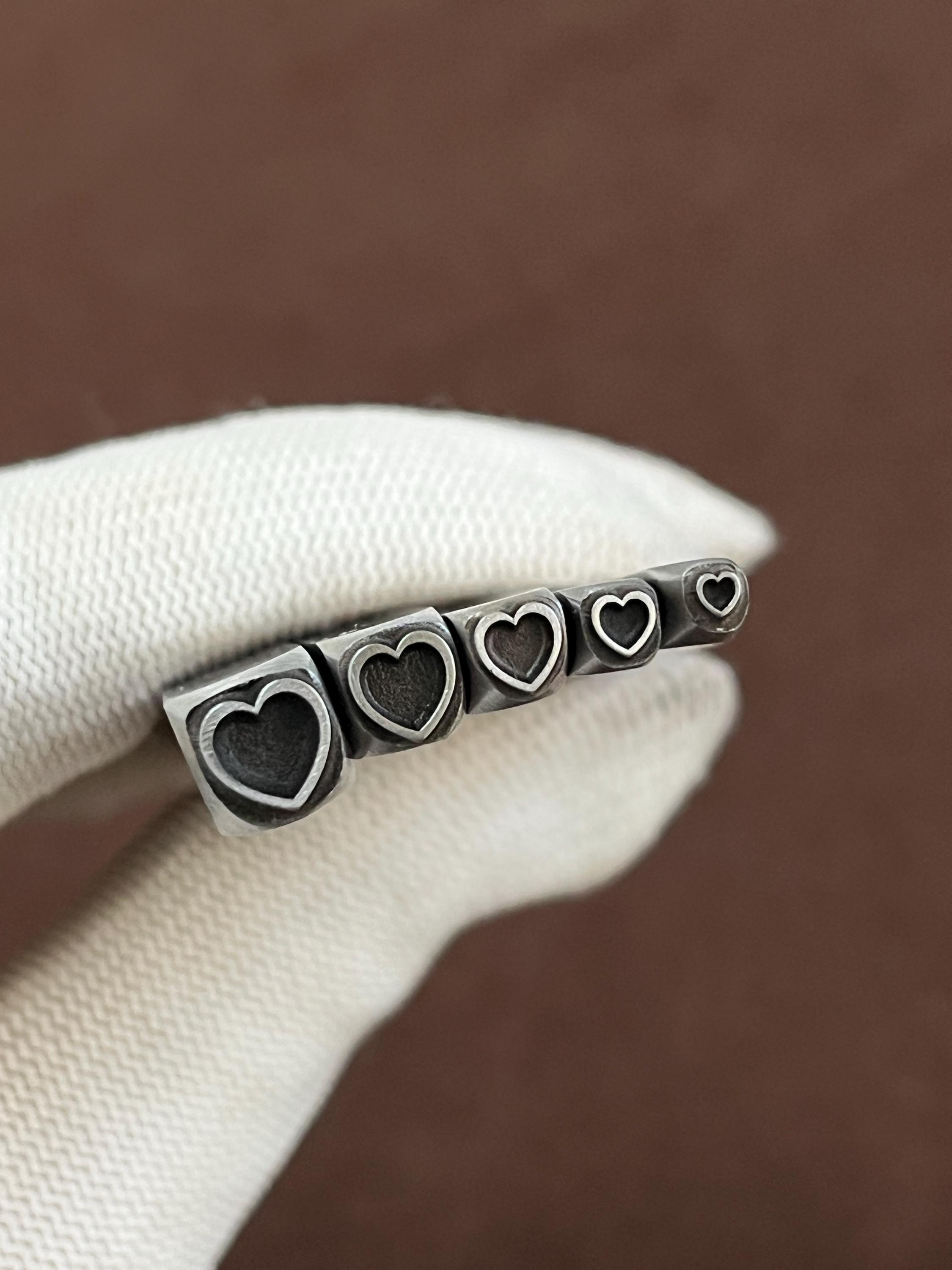 Love/heart Steel Punches Jewelry Metal, Leather Stamping Tools Bracelet ...