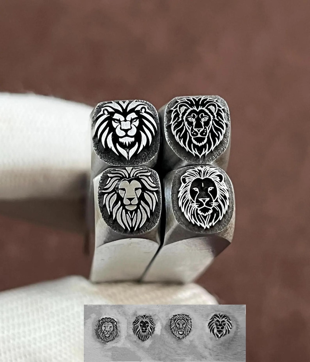 Lion Steel Punches Jewelry Metal, Leather Stamping Tools Bracelet DIY ...
