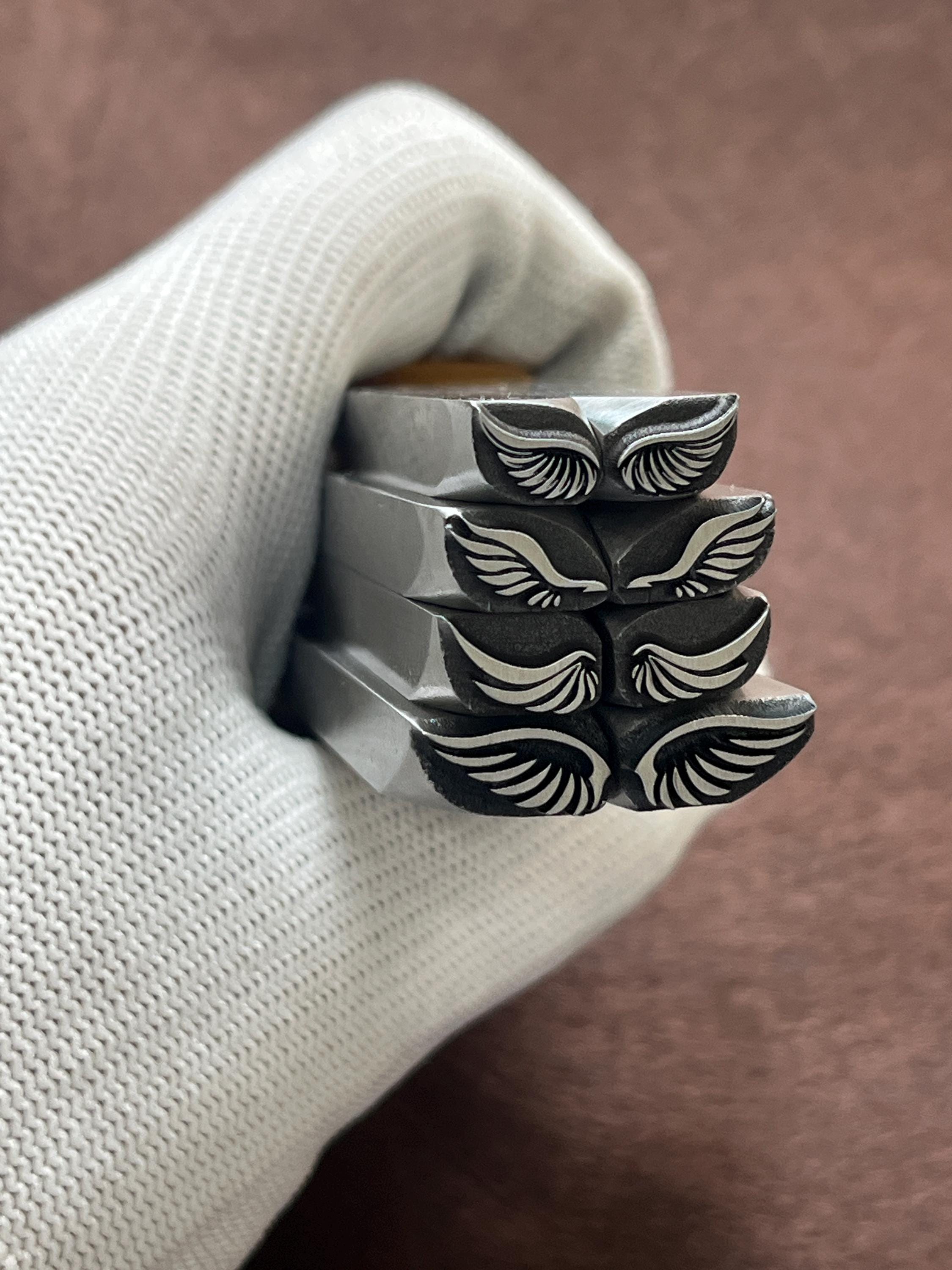 Wings Steel Punches Jewelry Metal, Leather Stamping Tools Bracelet DIY ...