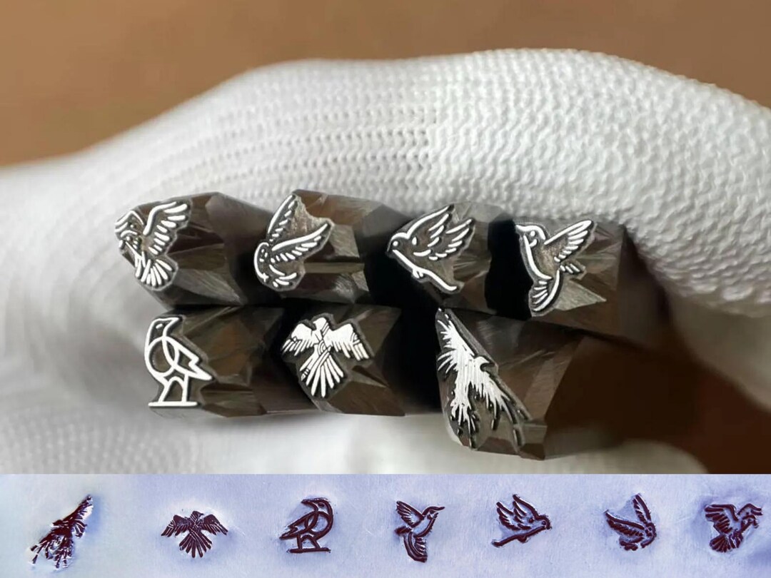 Bird Metal Stamp,steel Punches Jewelry Metal, Leather Stamping Tools ...