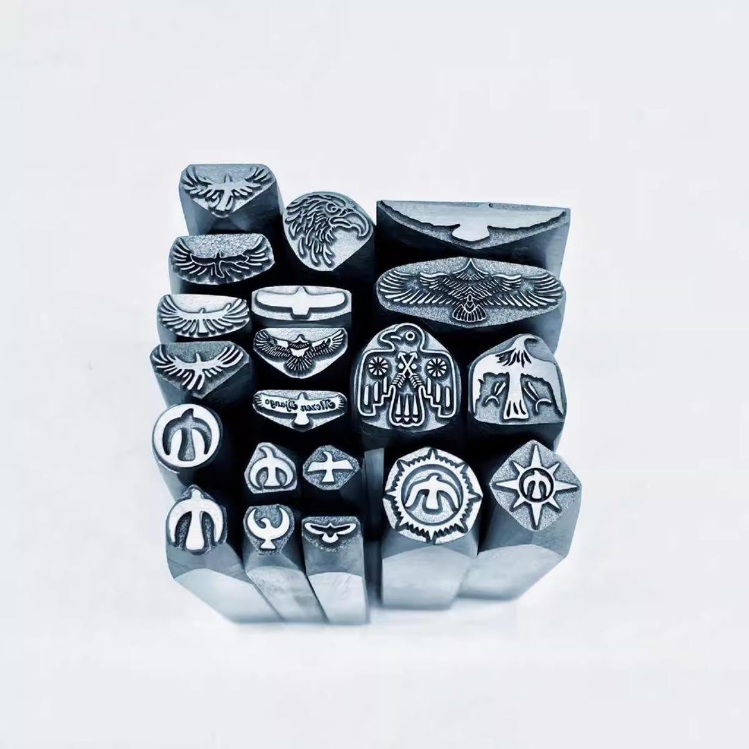 Eagle Bird Oriental Steel Punches Jewelry Metal, Leather Stamping Tools ...