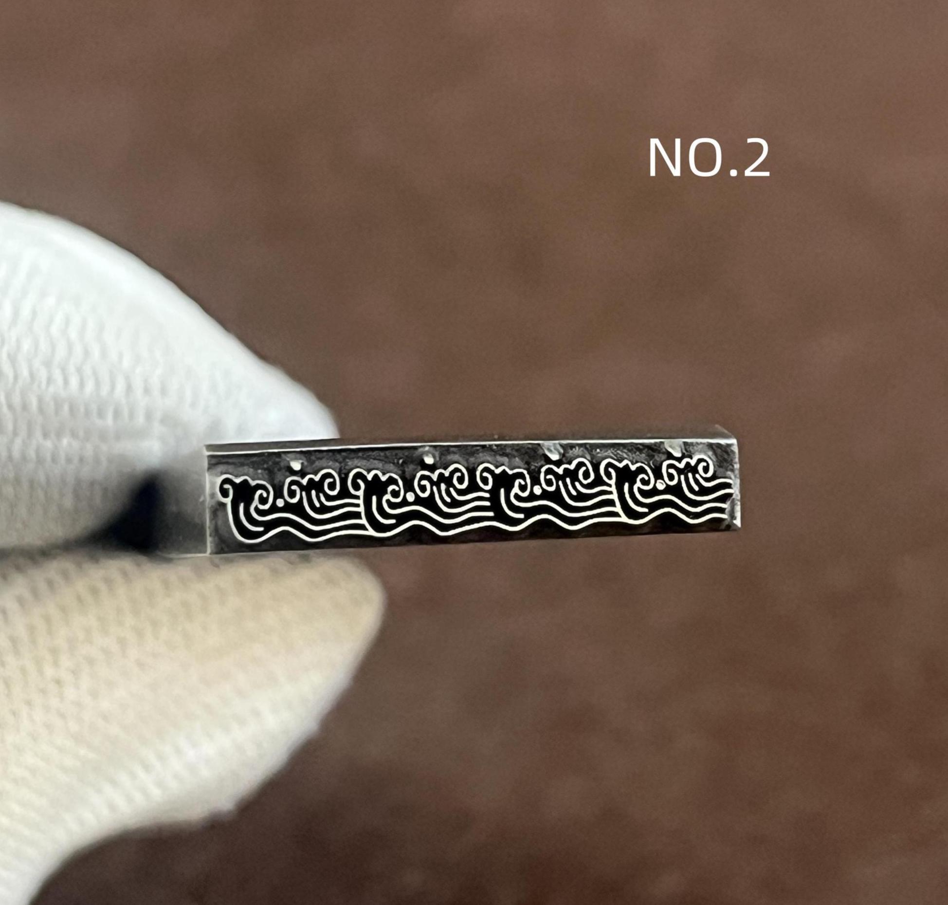 Sea Wave Style Spiral Steel Punches Jewelry Metal, Leather Stamping ...