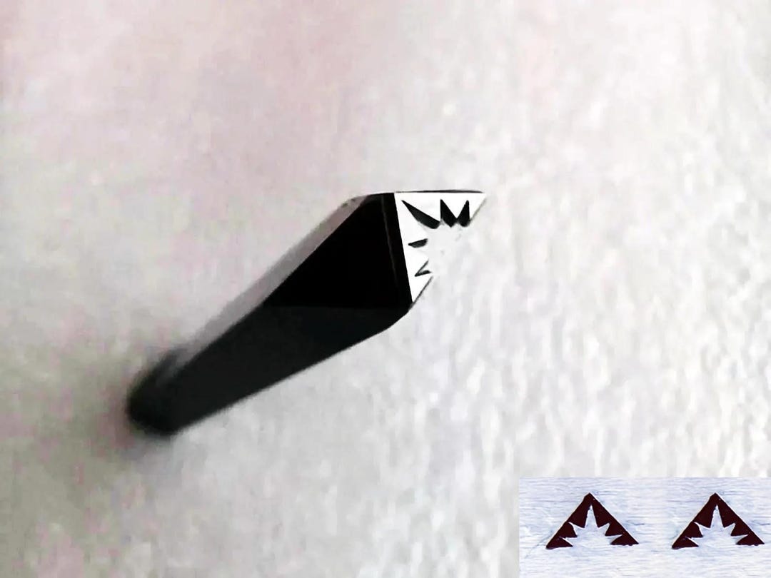 Indian Inspired Triangle Steel Punches Jewelry Metal, Leather Stamping ...
