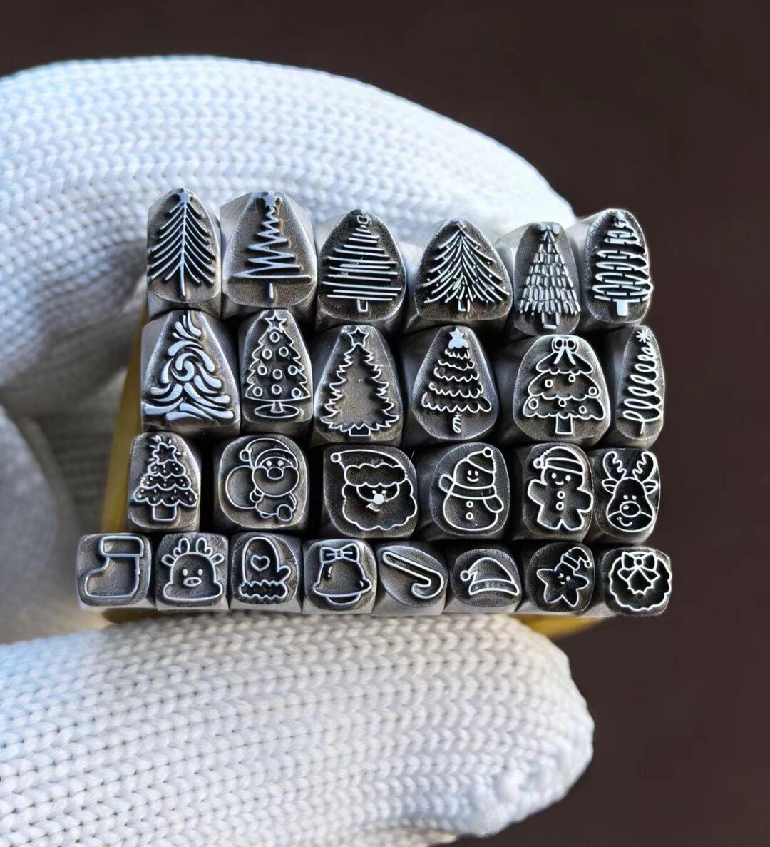 Christmas Collection Steel Punches Jewelry Metal, Leather Stamping ...