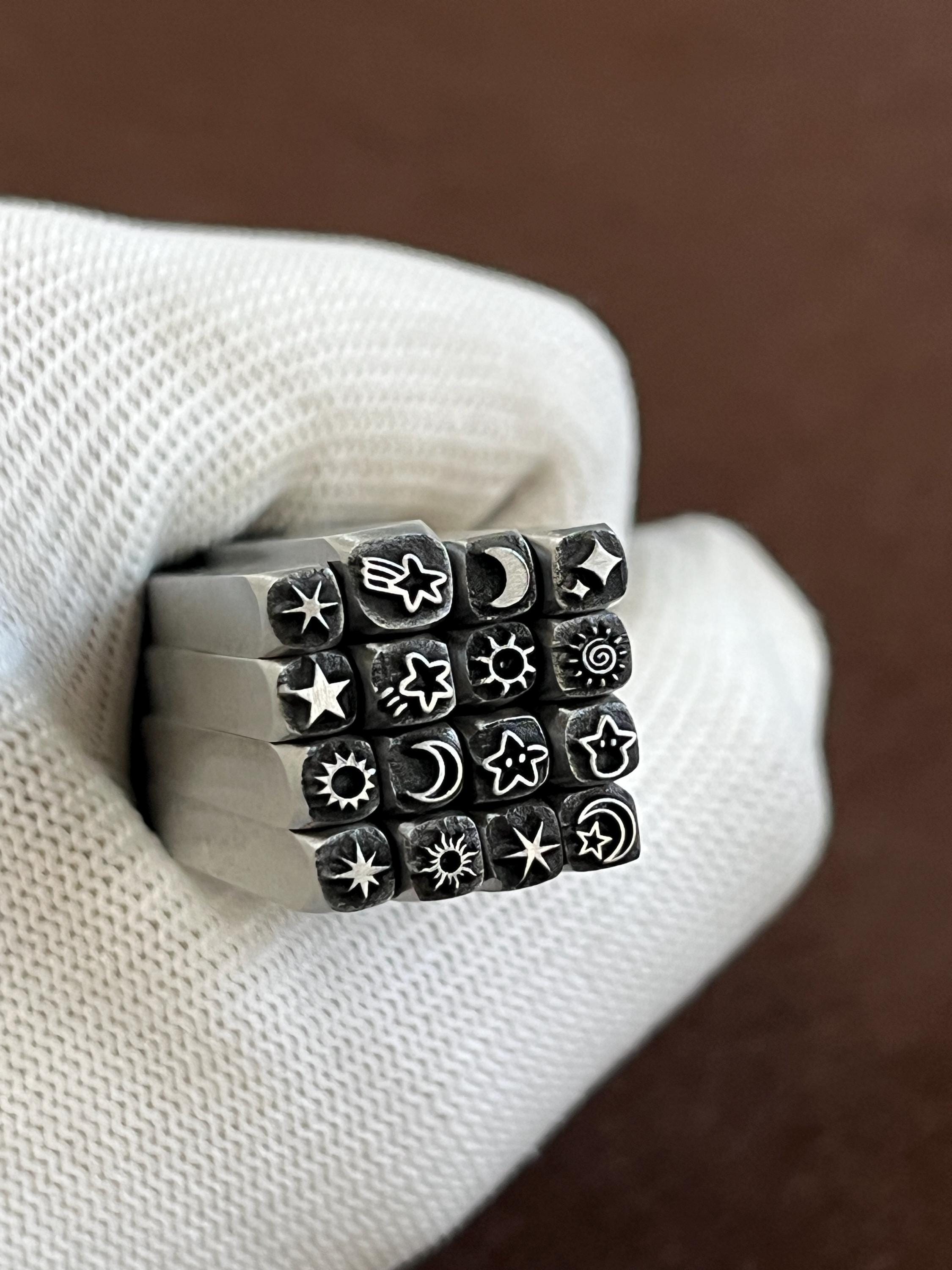 3mm Sun/moon/star Steel Punches Jewelry Metal, Leather Stamping Tools ...