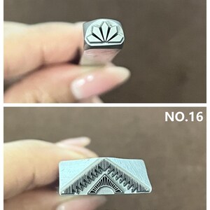 Iris/arrow/indian Inspired Triangle Steel Punches Jewelry Metal ...