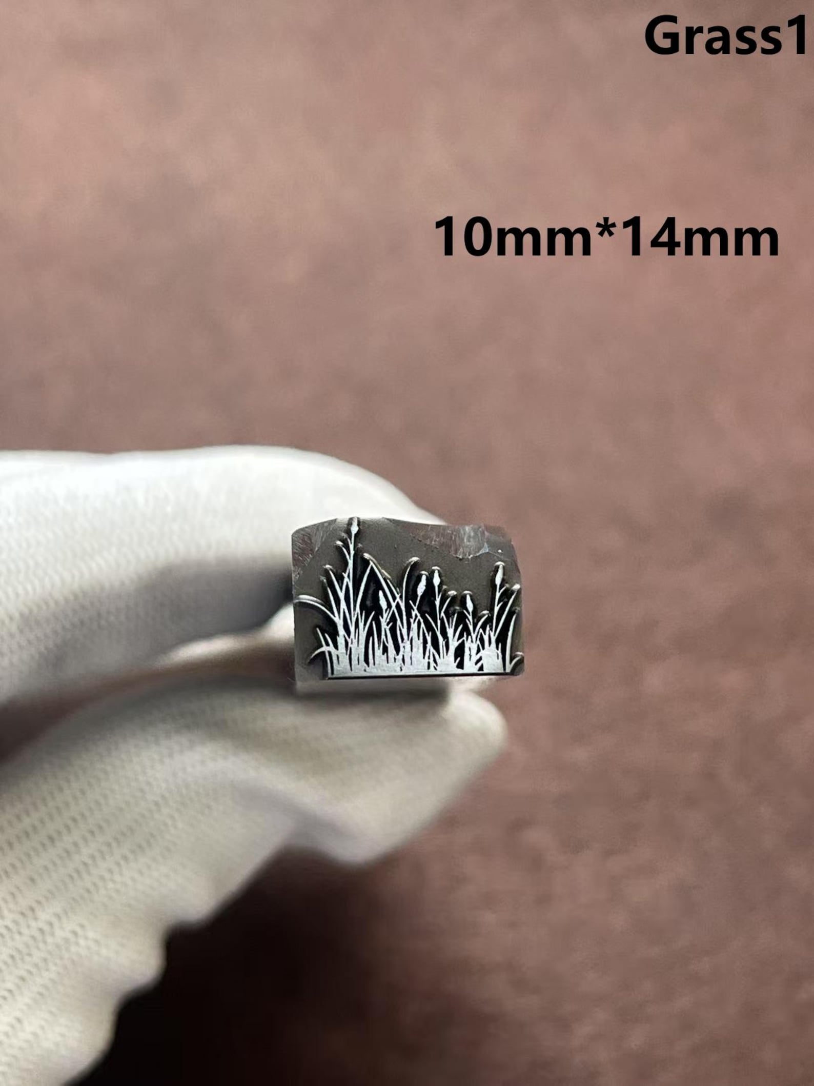 Grass Series Metal Stamp,steel Punches Jewelry Metal, Leather Stamping ...