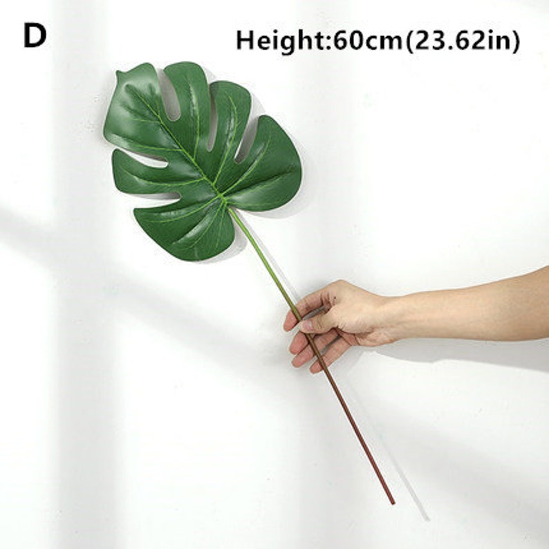 Real Touch Faux Artificial Monstera Leaf Fake Monstera Leaf - Etsy