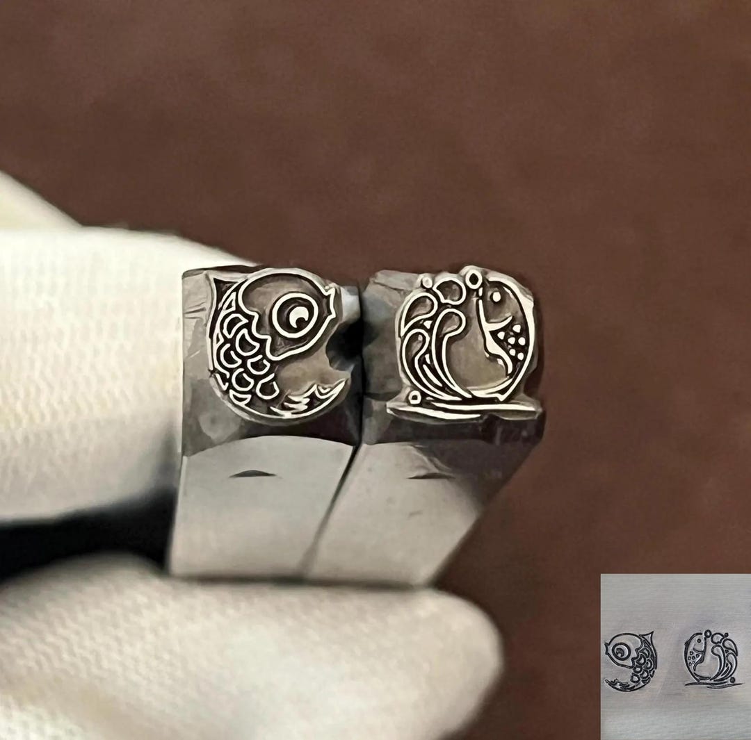 Fish Steel Punches Jewelry Metal, Leather Stamping Tools Bracelet DIY ...