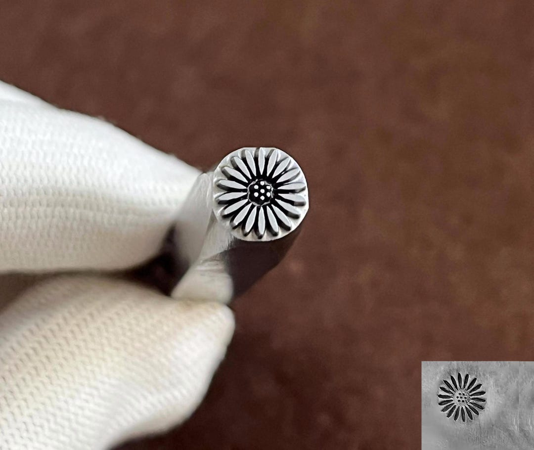 7mm Flowers Cartoon Steel Punches Jewelry Metal, Leather Stamping Tools ...