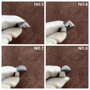 Iris/arrow/indian Inspired Triangle Steel Punches Jewelry Metal ...