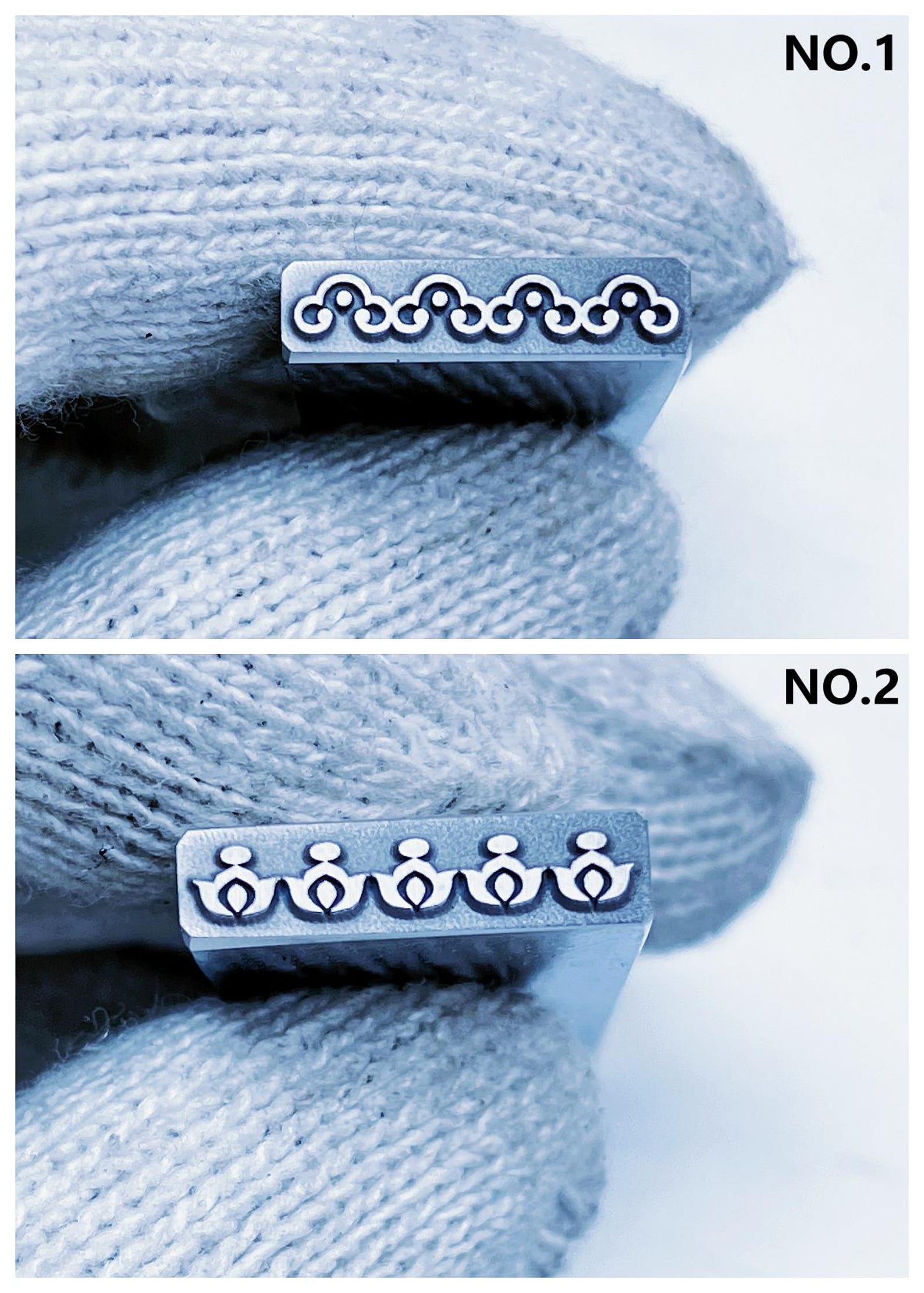 Boho Bohemian Flower Texture Steel Punches Jewelry Metal, Leather ...