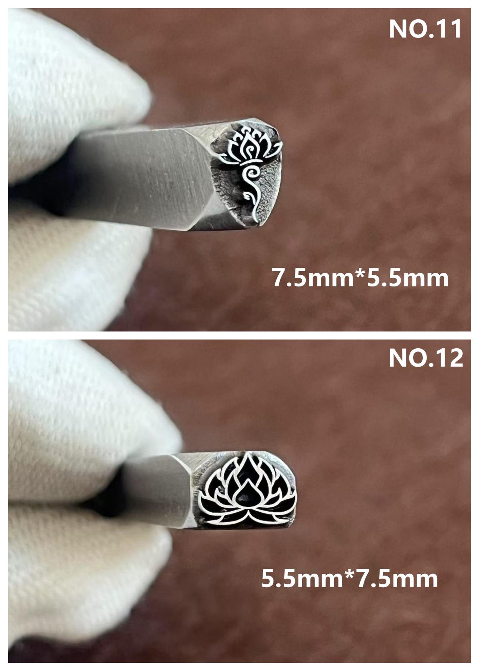 Lotus Flowers Steel Punches Jewelry Metal, Leather Stamping Tools ...