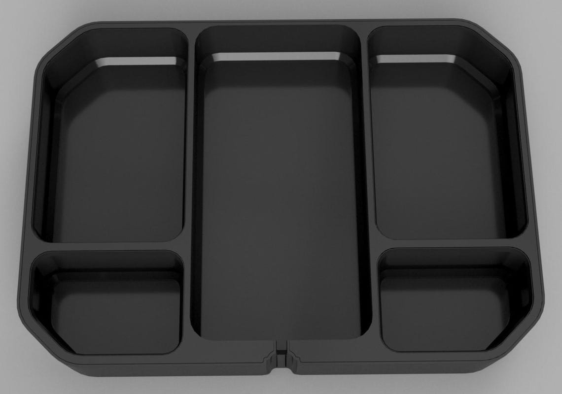 Ram 1500 Multi-cubby Center Console Organizer Tray for 5th Gen Ram ...