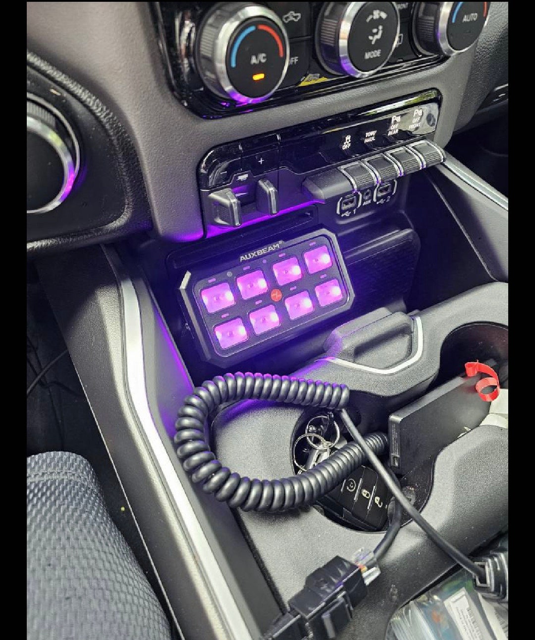 Ram 1500 8, 6, and 12 Gang Switch Mounting Base - Compatible With 5th ...