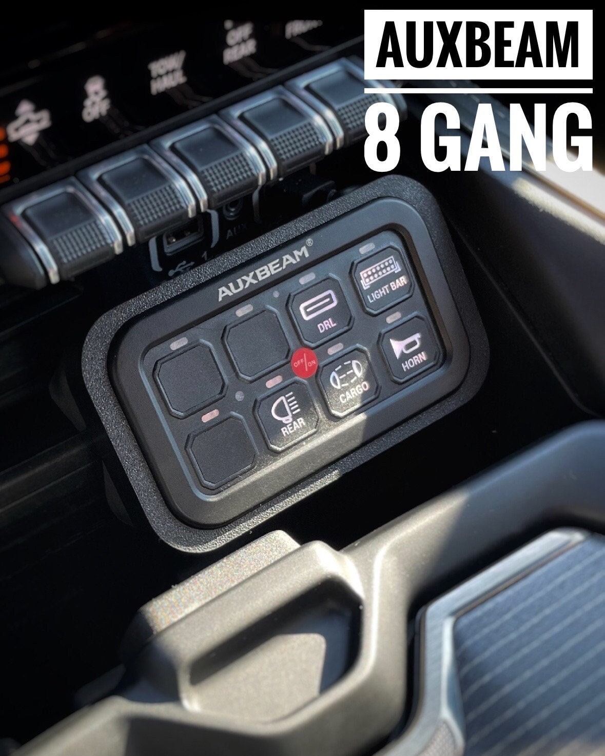 2019 2023 5th Gen Ram 1500 Auxbeam 8 Gang Switch Housing FREE SHIPPING ...
