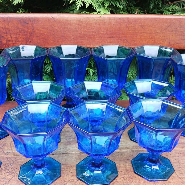 Blue Glassware - Etsy