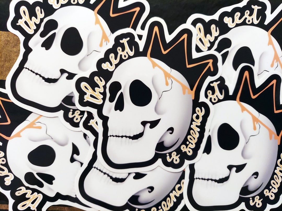 The Rest is Silence - Hamlet - Water-resistant Vinyl Stickers - Etsy