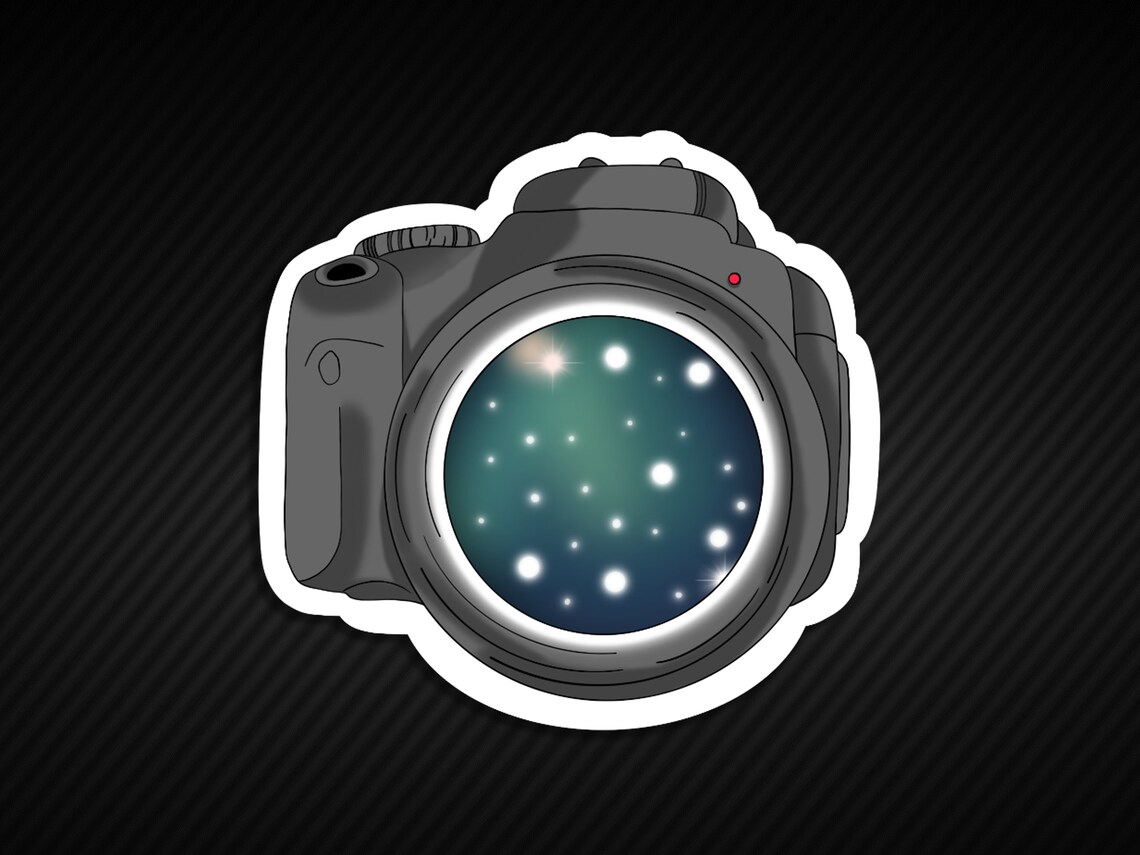 Camera Stickers Vinyl Stickers Photography Art Bullet | Etsy