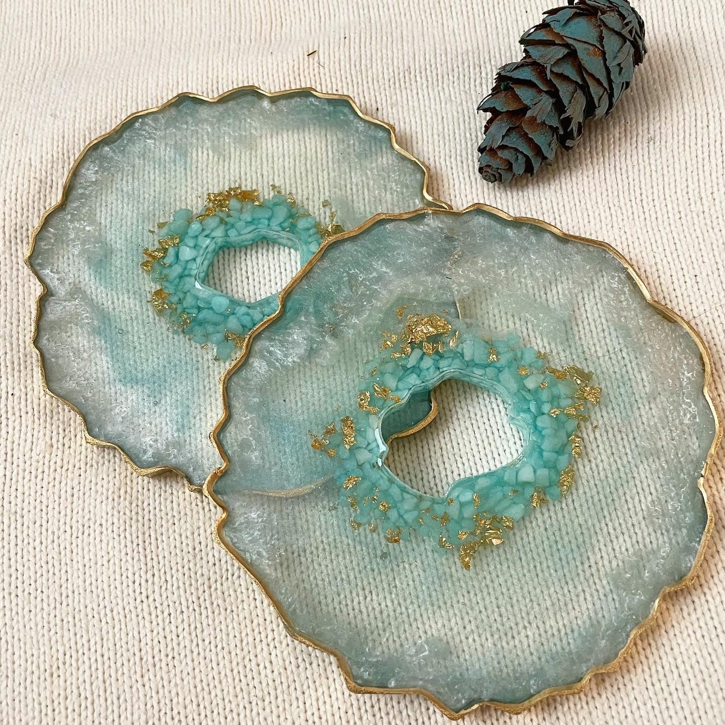 Geode Coasters | Etsy