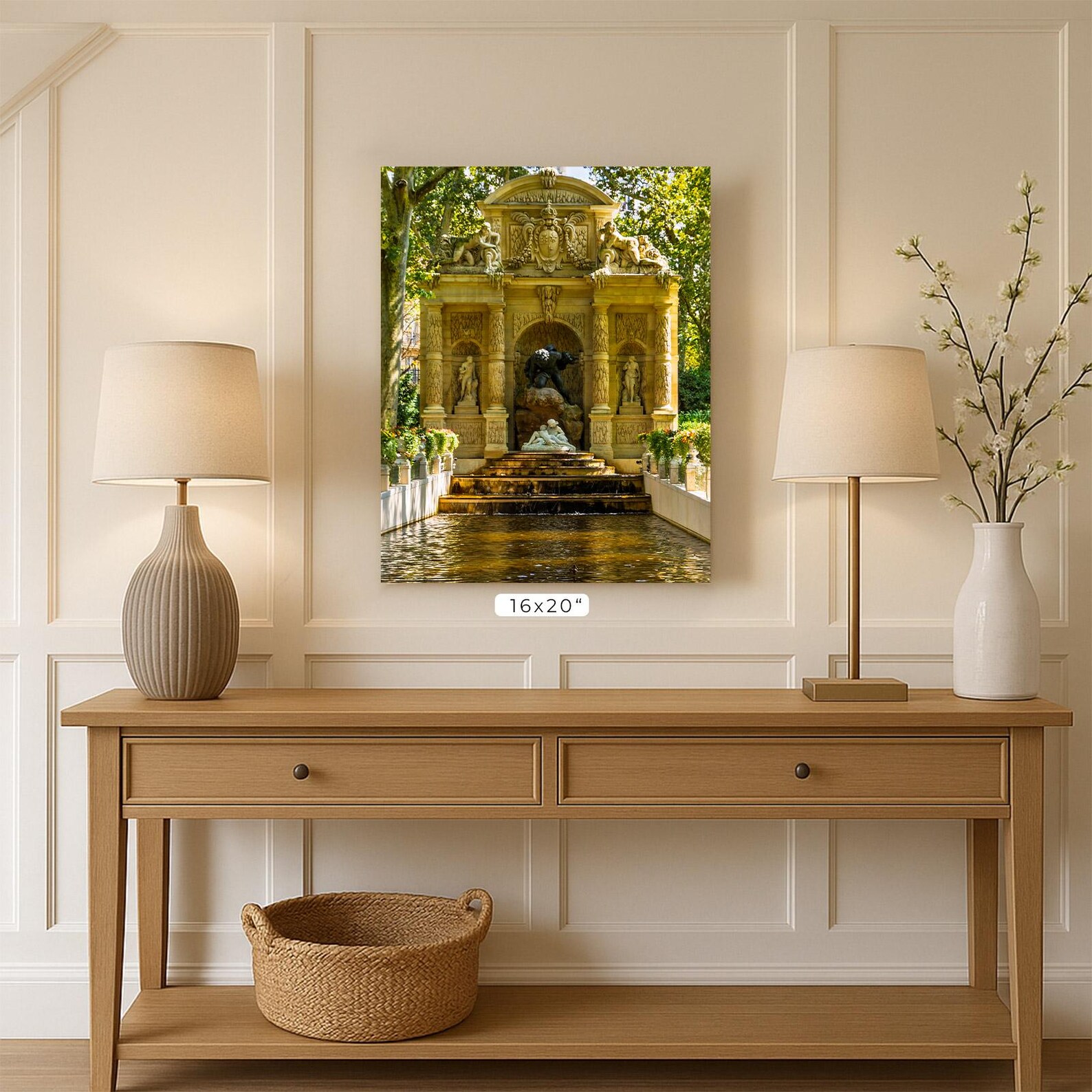 Medici Fountain Paris Print: Luxembourg Gardens Wall Art - Etsy