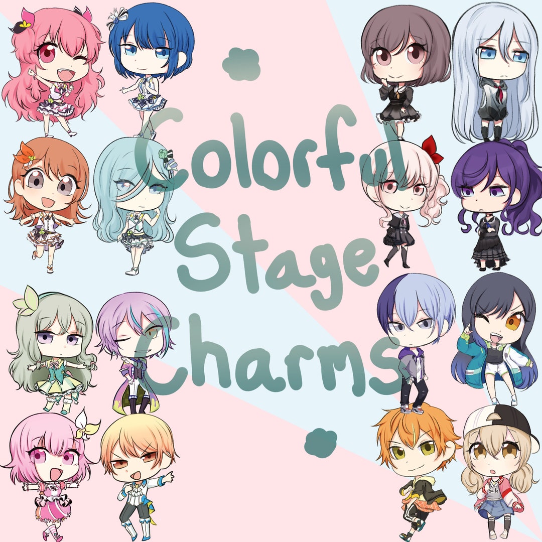 Colorful Stage Epoxy Glitter Charms! Acrylic Charm Accessory CLEARANCE ...