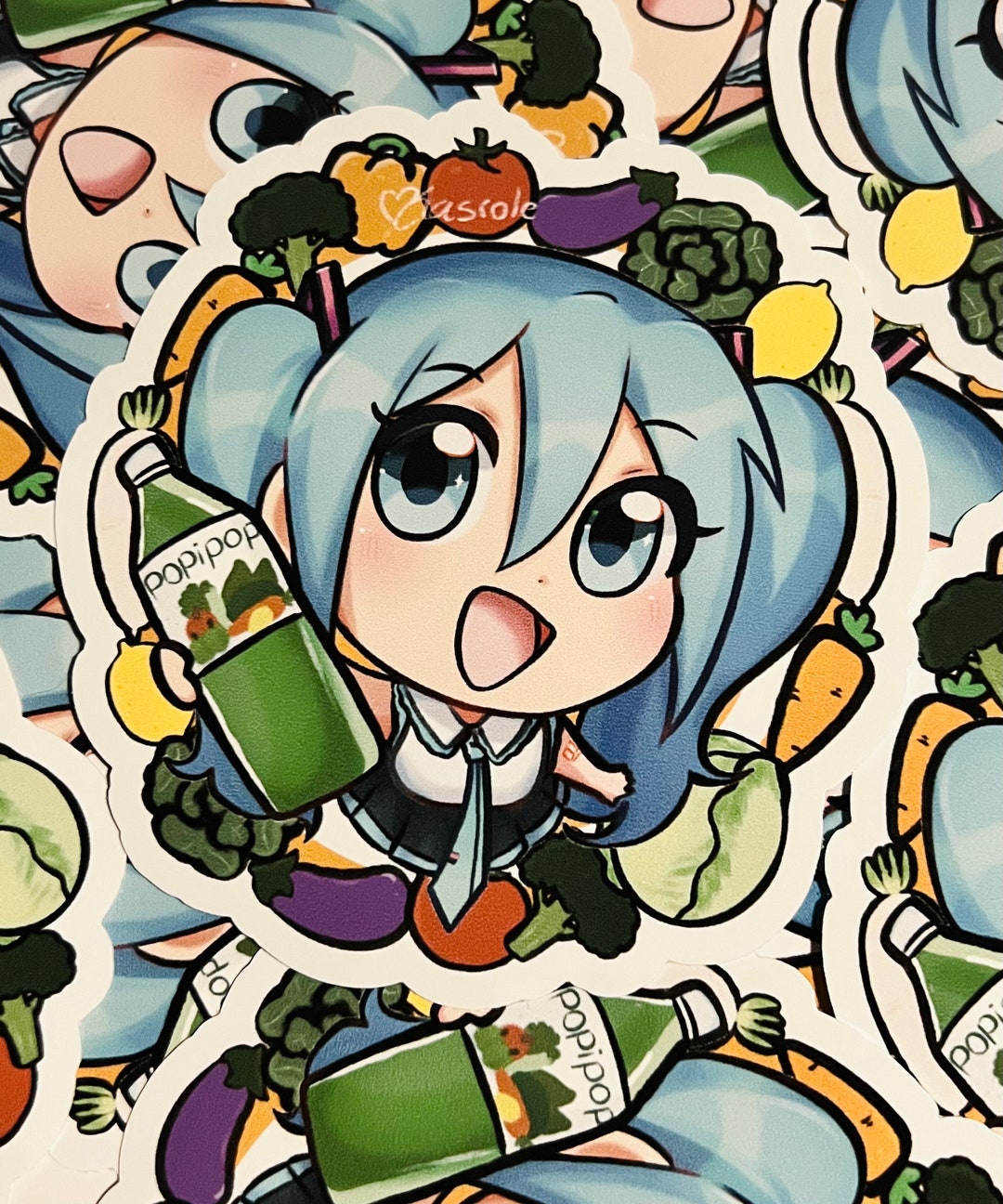 Hatsune Miku Popipo Vinyl Sticker 4in - Etsy